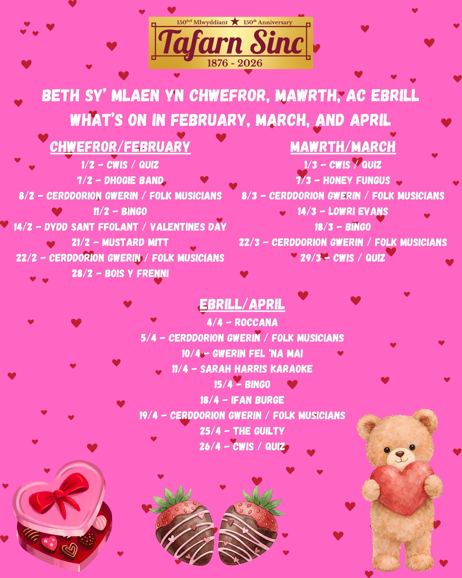 Here are some of the forthcoming events. Click on the small image below ...